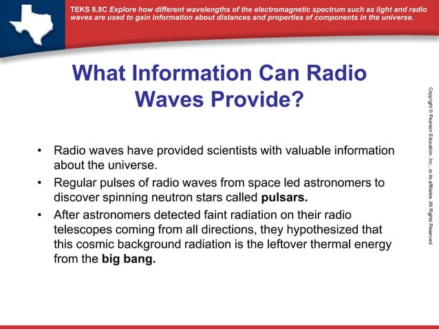 Electromagnetic Spectrum Universe Slides Ppt