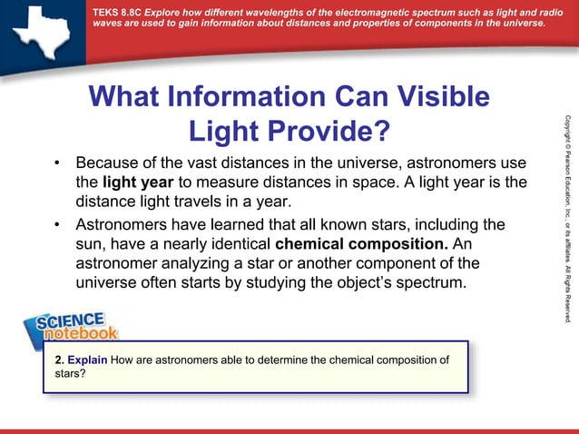 Electromagnetic spectrum universe slides | PPT