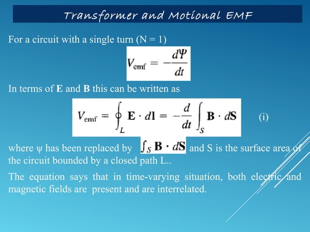 Electromagnetic Theory (EMT) | PPT | Physics | Science