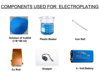 Electric field and Electroplating | PPT