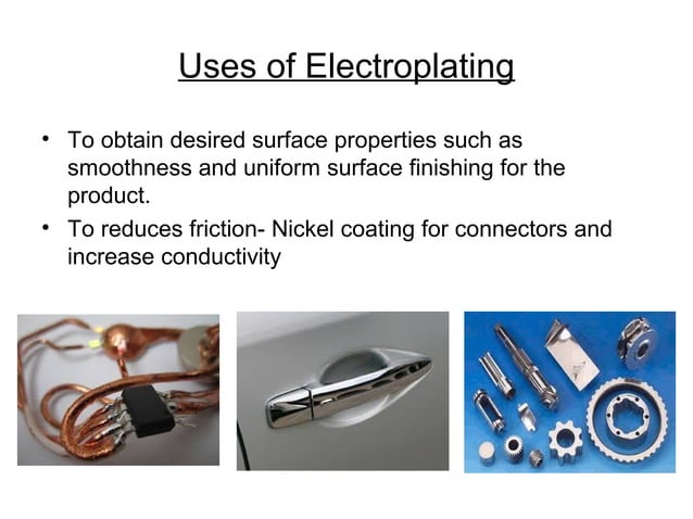 Electric field and Electroplating | PPT