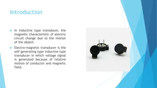 Electromagnetic Transducers (EMT) | PPTX