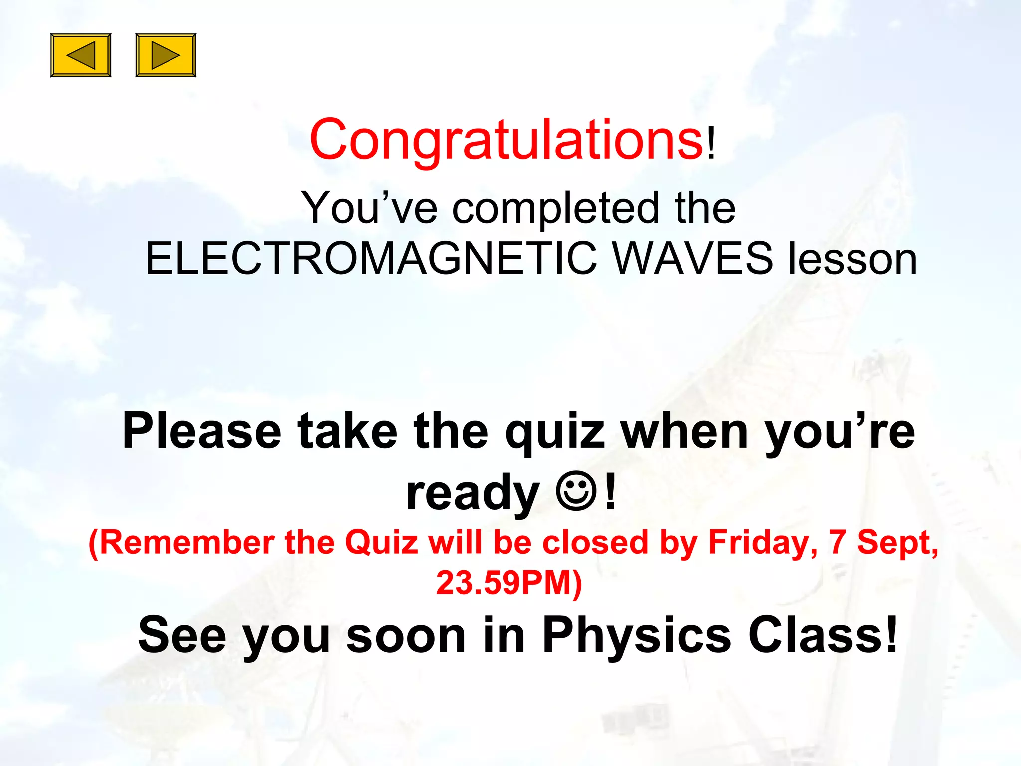 Electromagnetic waves | PPT