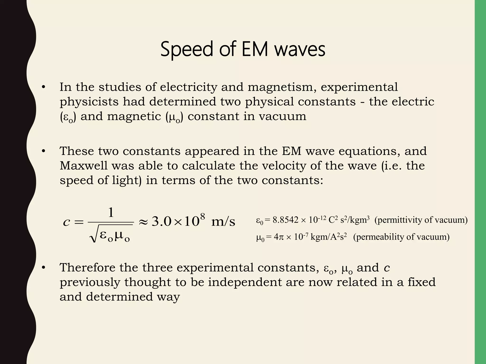 Electromagnetic waves | PPTX