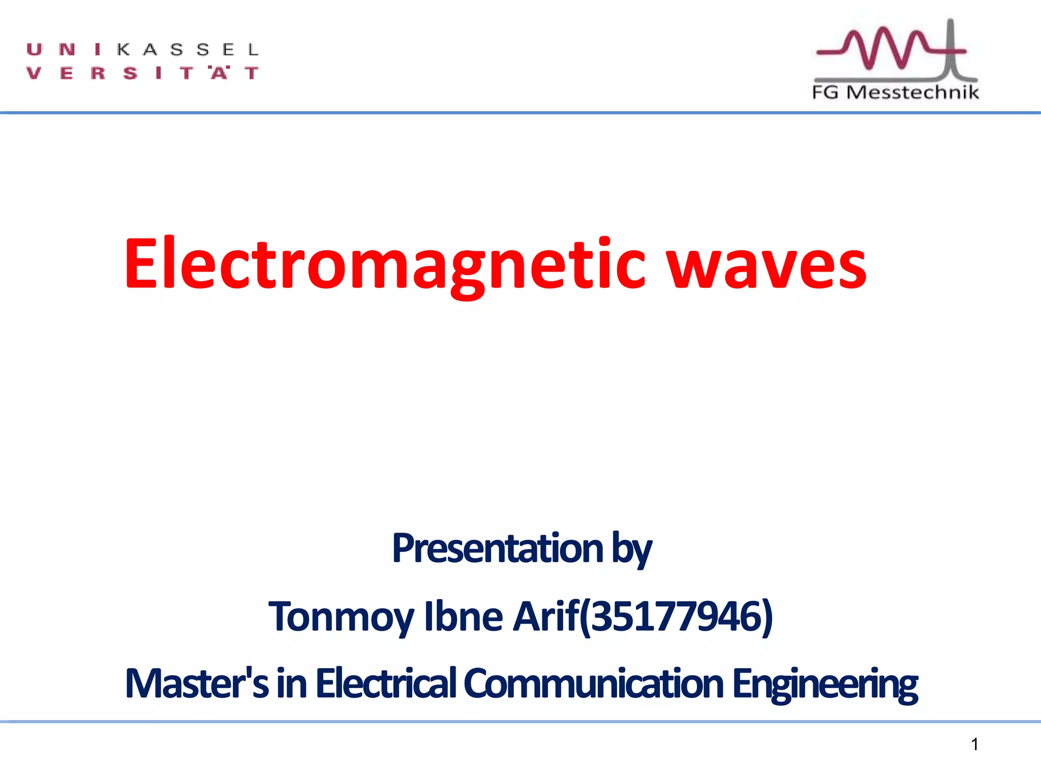 Electromagnetic waves | PPT