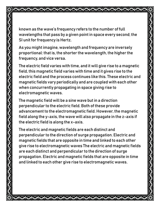 Project physic Electromagnetic Waves.docx | Physics | Science