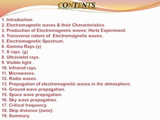 Electromagnetic waves | PPT