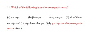 Electromagnetic Waves MCQ Class XII.pptx