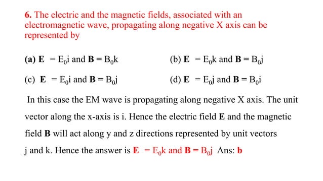 Electromagnetic Waves MCQ Class XII.pptx