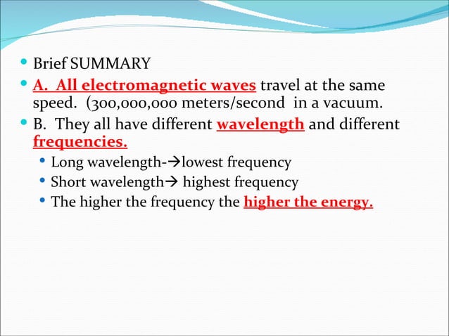 Electromagnetic waves | PPT | Physics | Science