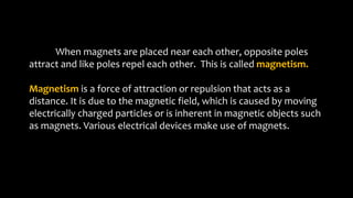 Electromagnetism | PPTX | Geology | Science