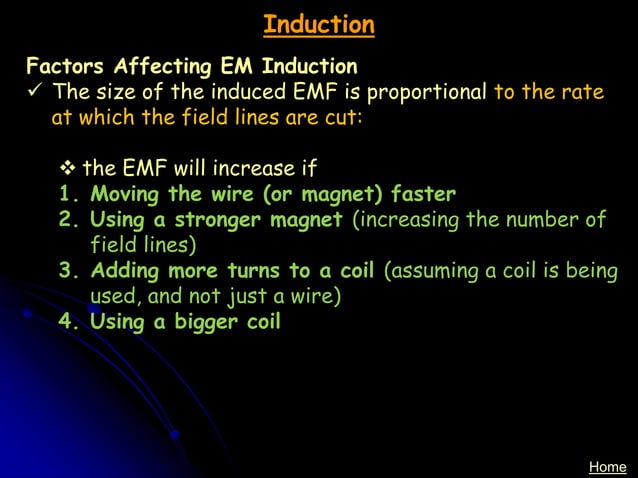 electromagnetism principles and theory with some applications. | PPT