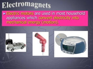Electromagnetism, electricity, magnetism | PPTX
