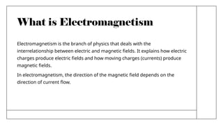 Introduction to Physics: Electromagnetism.pptx