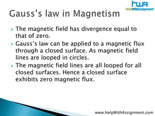 Electromagnetism in physics | PPTX