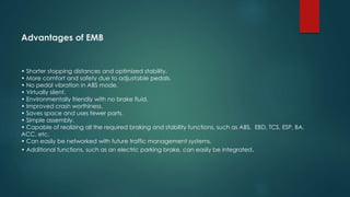 Electro Mechanical brake | PPTX