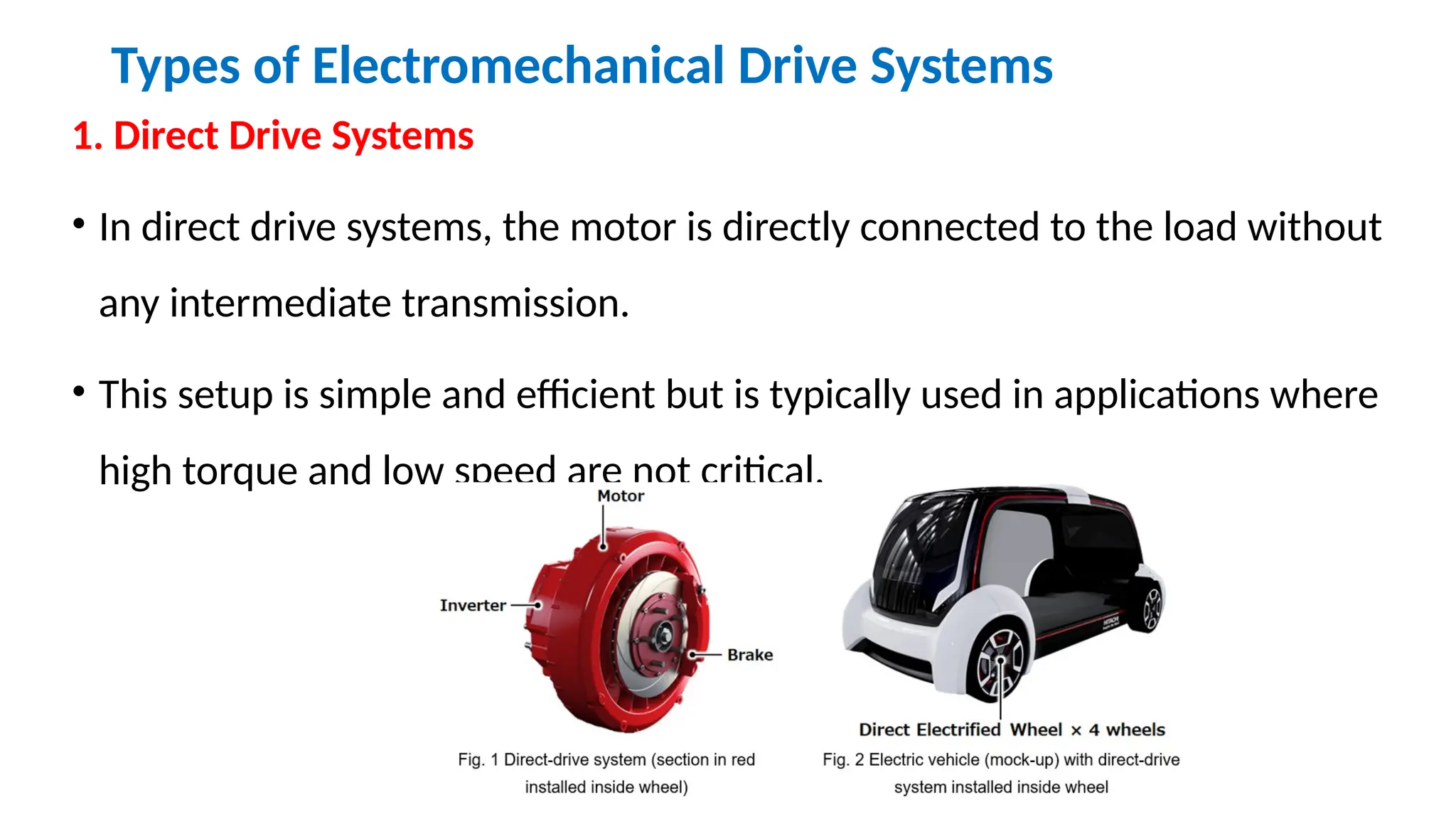 An introduction to electromechanical drive systems ppt | PPTX