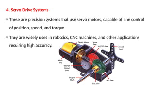 An introduction to electromechanical drive systems ppt | PPTX