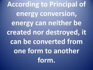 Electromechanical energy conversion principles | PPSX