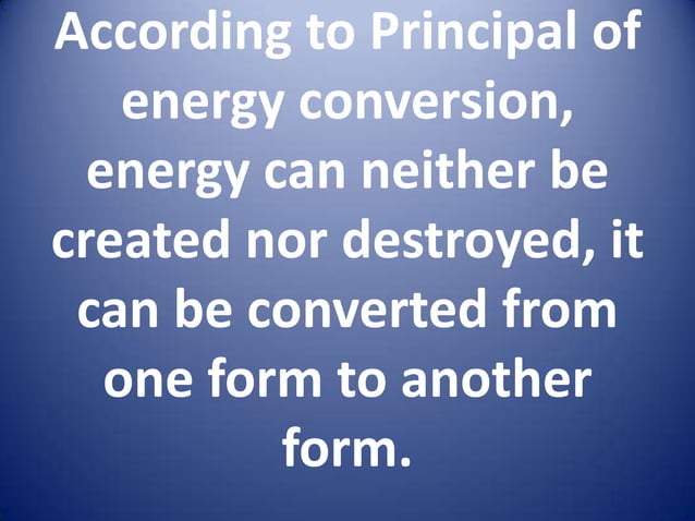 Electromechanical energy conversion principles | PPSX