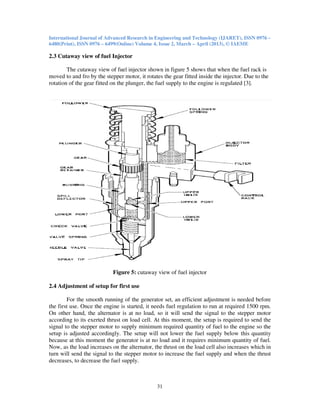 Electromechanical governing of diesel engine of a generator set through ...