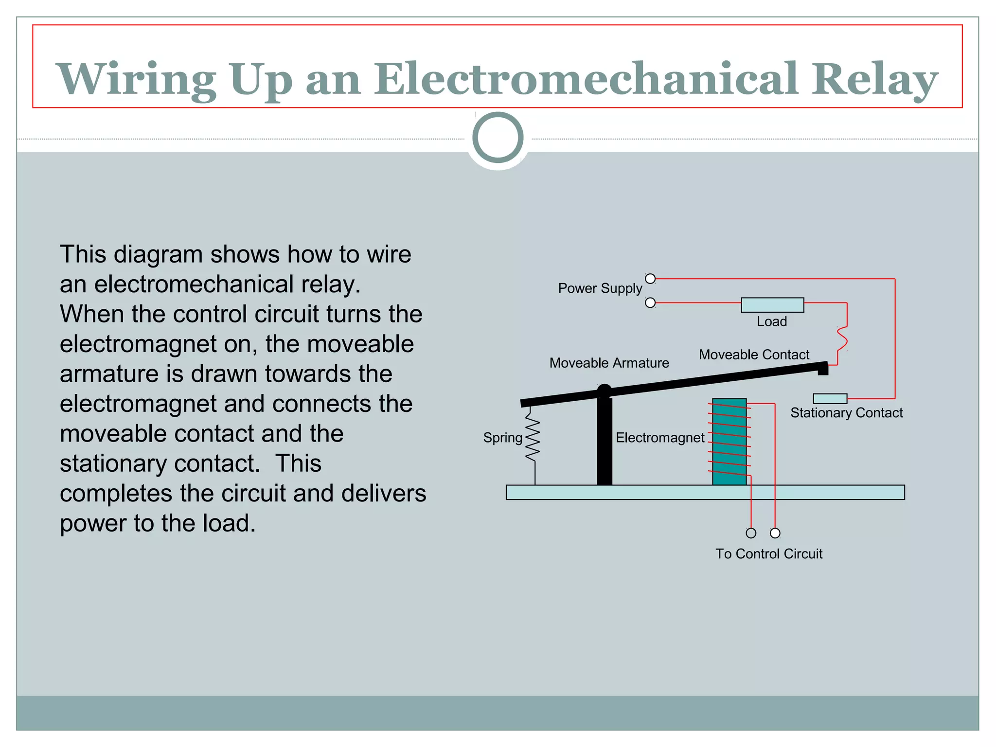 Electromechanical Relays | PPT