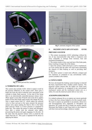 Electro mechanical split pad disc brake using solenoid valve | PDF