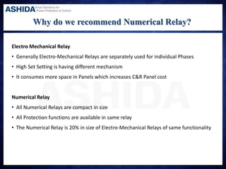 Electro Mechanical v/s Numerical Relay | PPTX