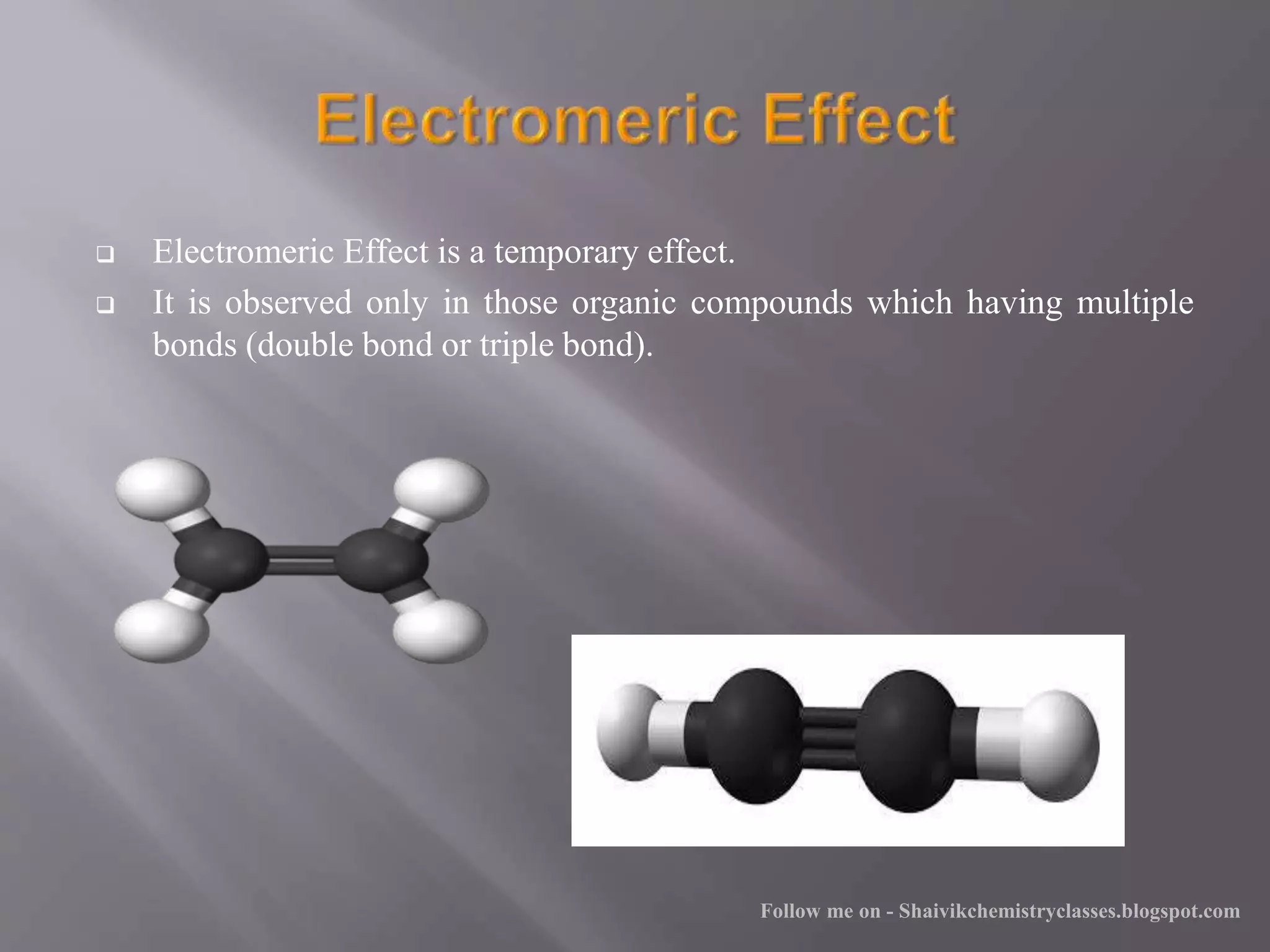 Electromeric effect | PPTX