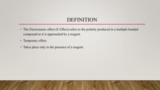 electromeric effect.pptx | Chemistry | Science