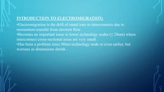 Electromigration in the semiconductor.ppt