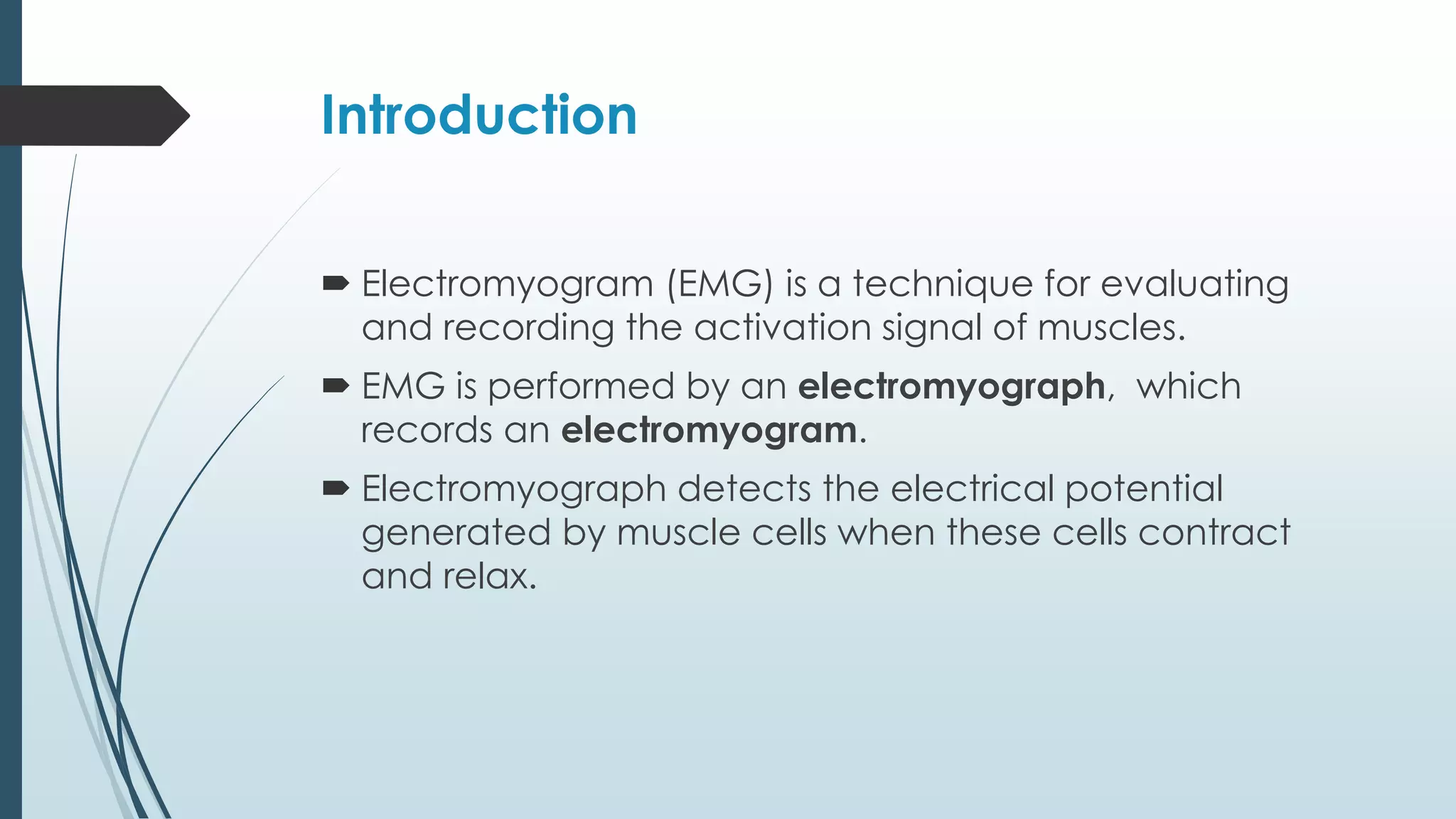 Electromyogram | PPTX