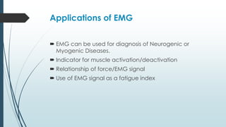 Electromyogram | PPTX