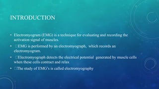 Electromyogram | PPTX