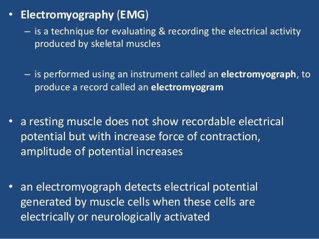 Electromyography