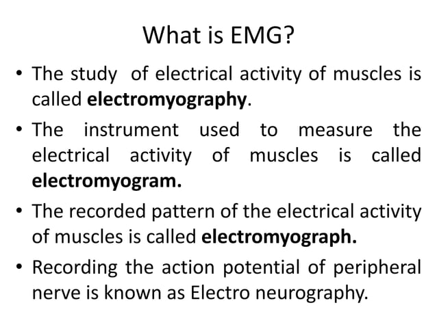 EMG | PPTX