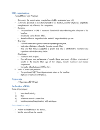 Electromyography: Dr. Anand Heggannavar, | PDF