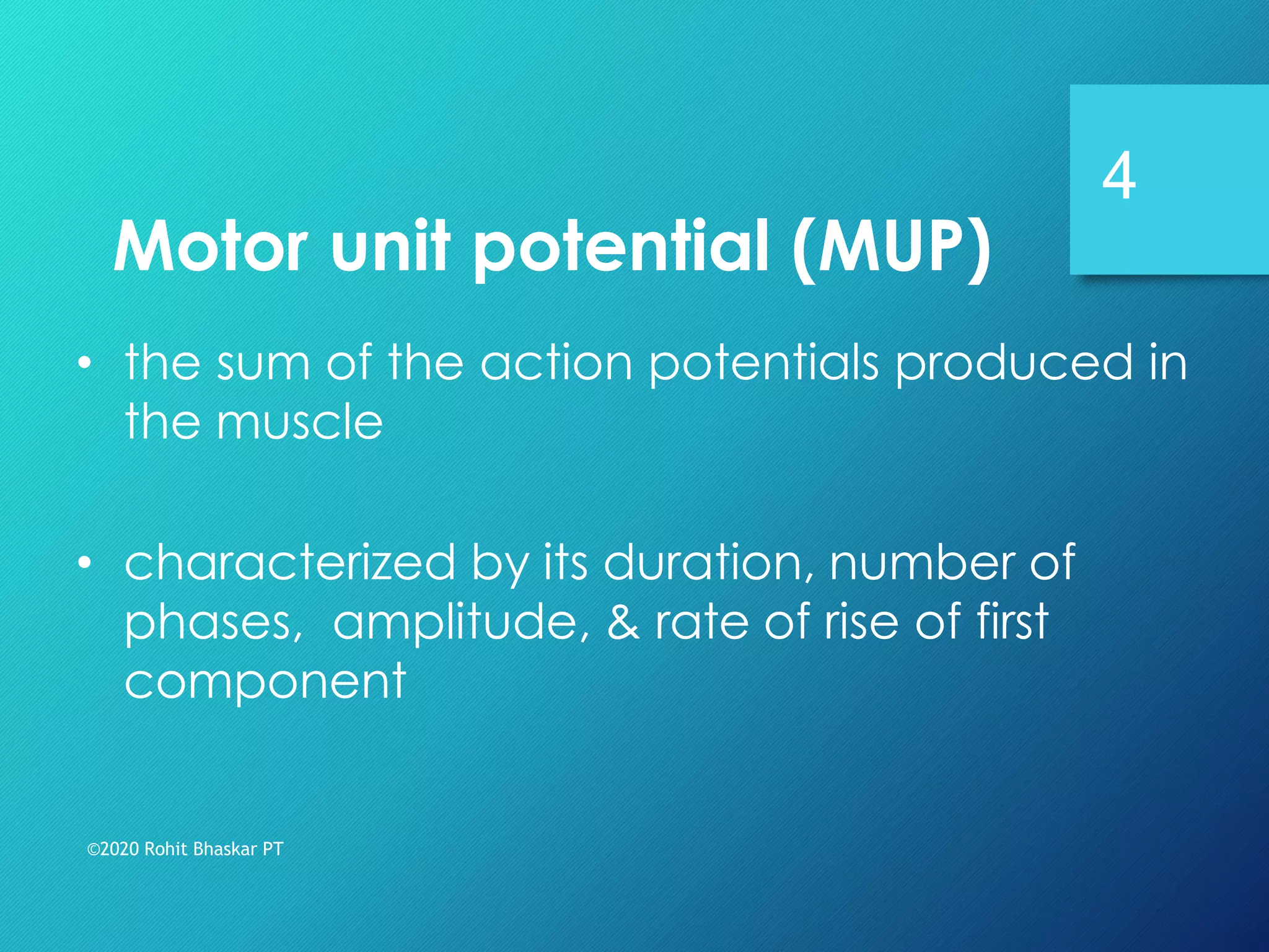 Electromyography (EMG) - Physiotherapy - Dr Rohit Bhaskar | PDF