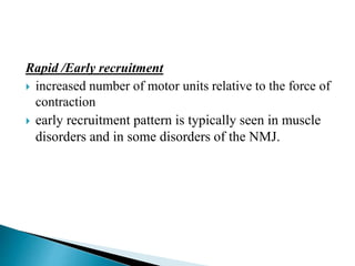 Electromyography (EMG) Basics | PPTX