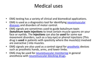 Electromyography.pptx for electrical diagnosed | PPTX | Brain and ...
