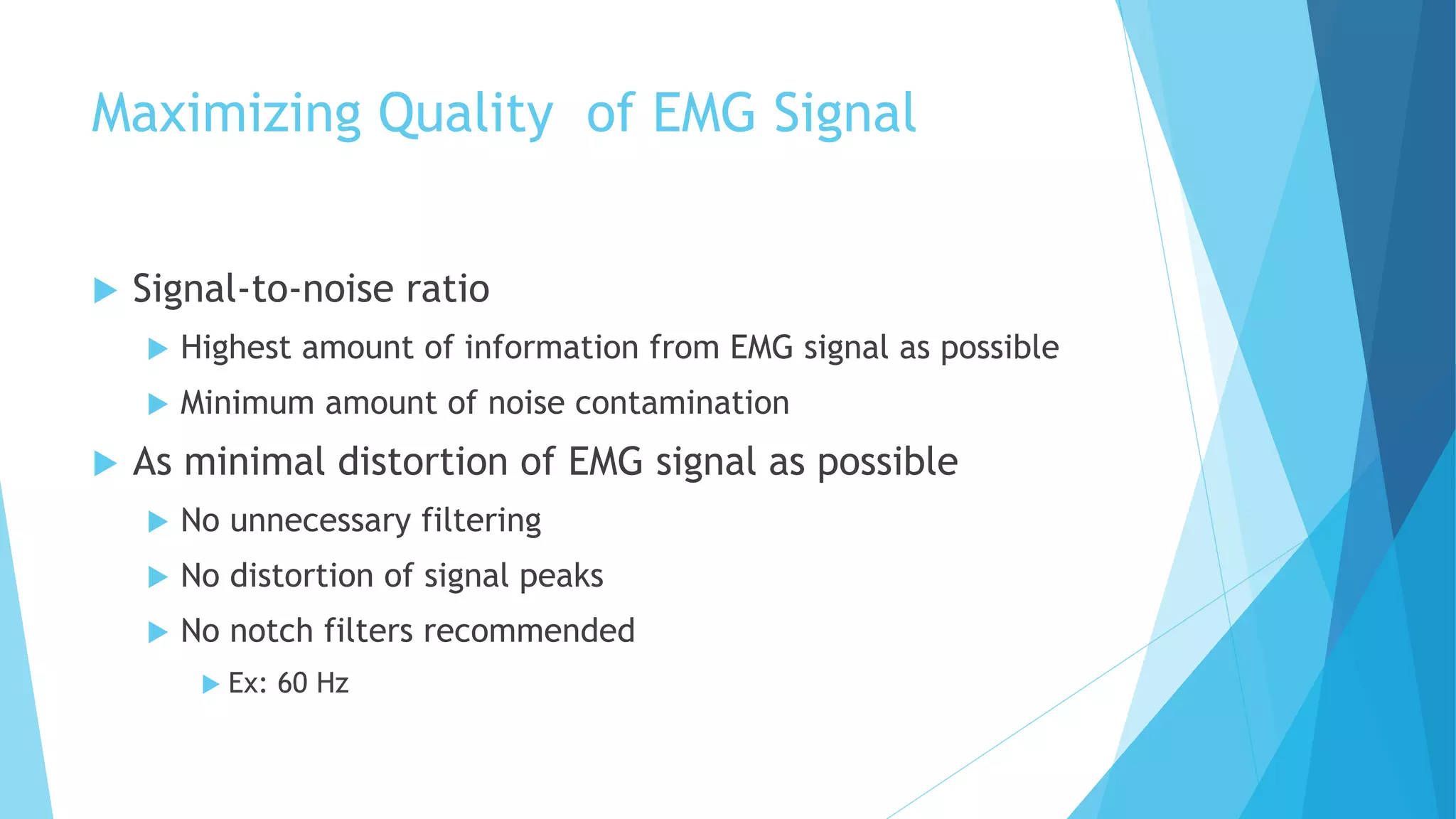 Electromyography (emg) | PPTX | Digital Audio | Computer Software and ...
