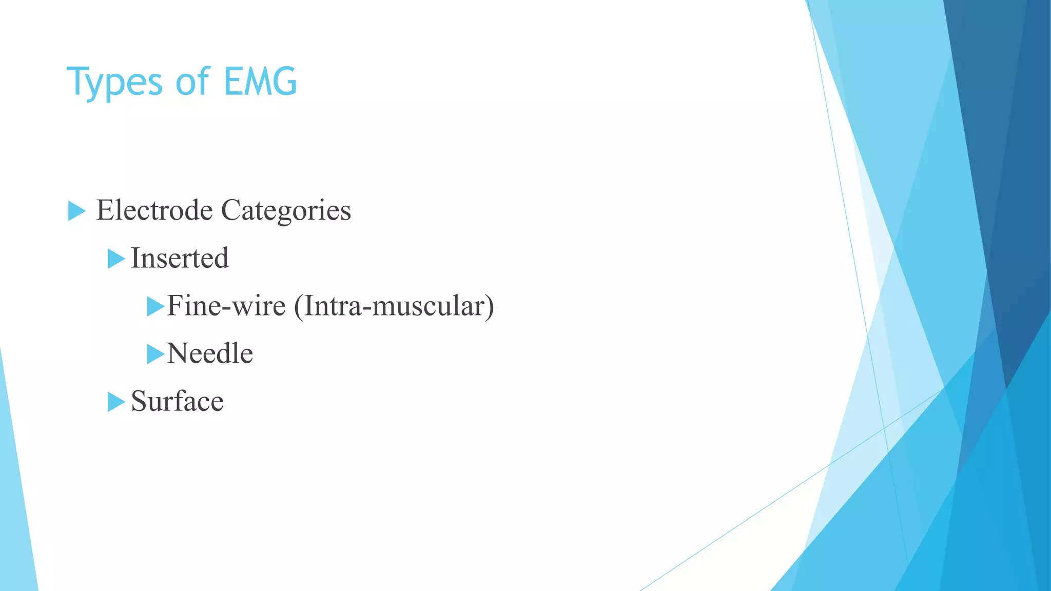 Electromyography (emg) | PPTX