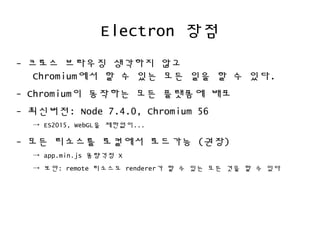 Electron 시작하기 | PPT