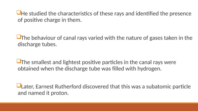 Discovery of electrons from structure of atom.pptx