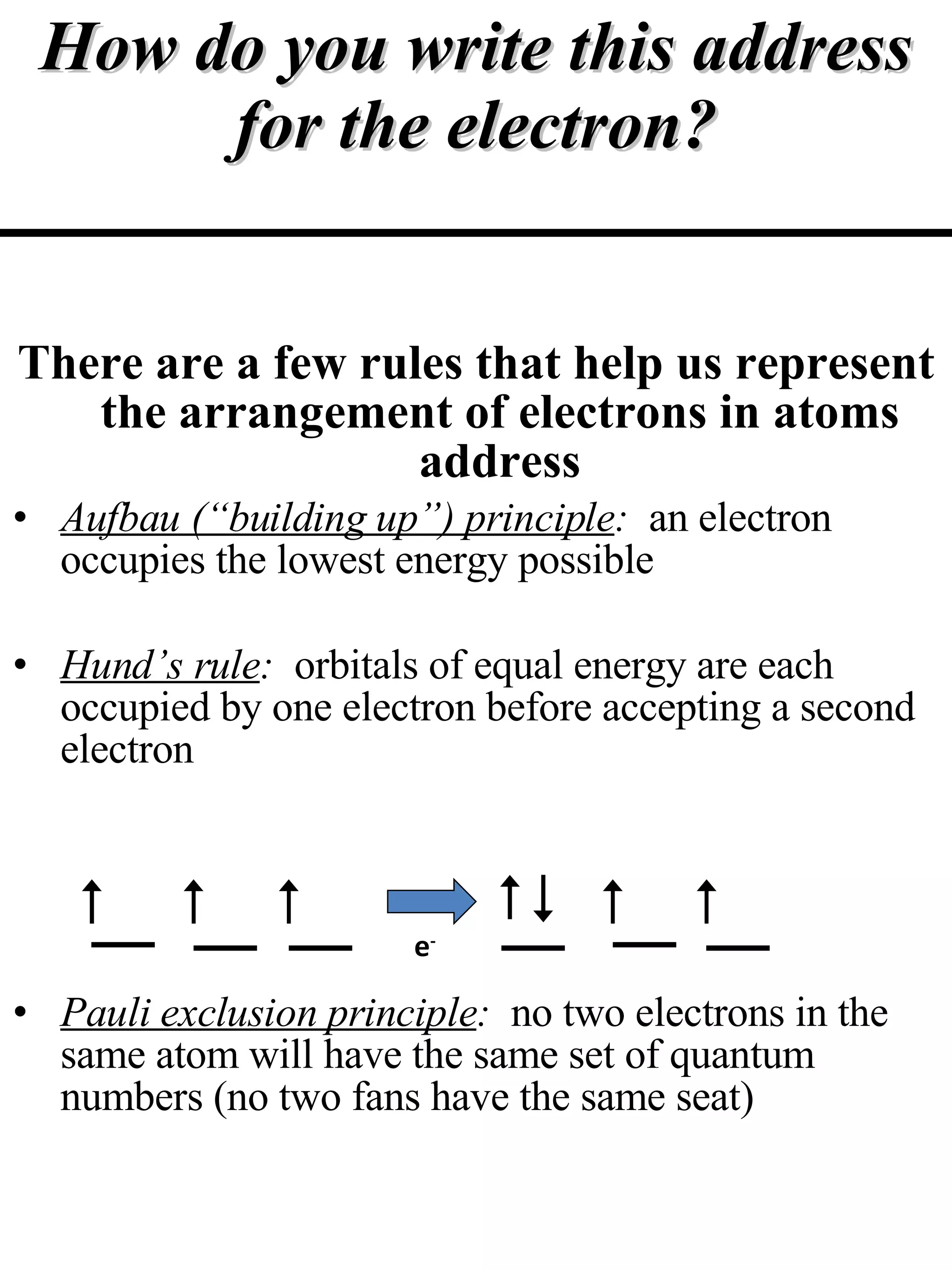 Electron Configuration | PPT