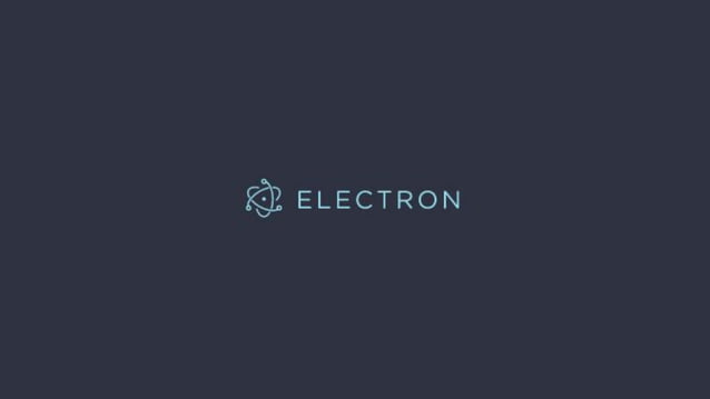Electron JS | Build cross-platform desktop applications with web ...