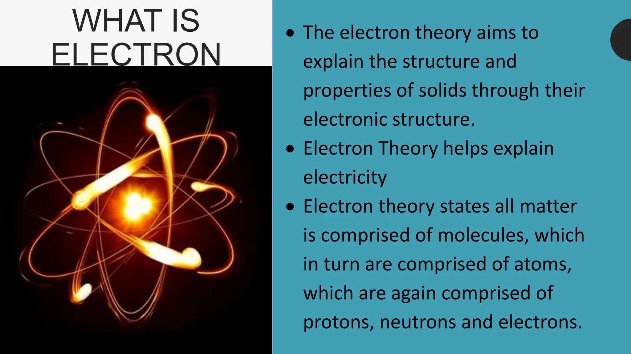 ELECTRON-theory ppt industrials arts part2 | PPTX