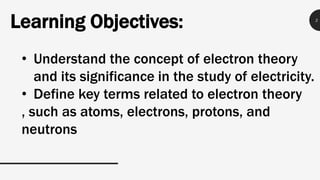 ELECTRON-theory ppt industrials arts part2 | PPTX