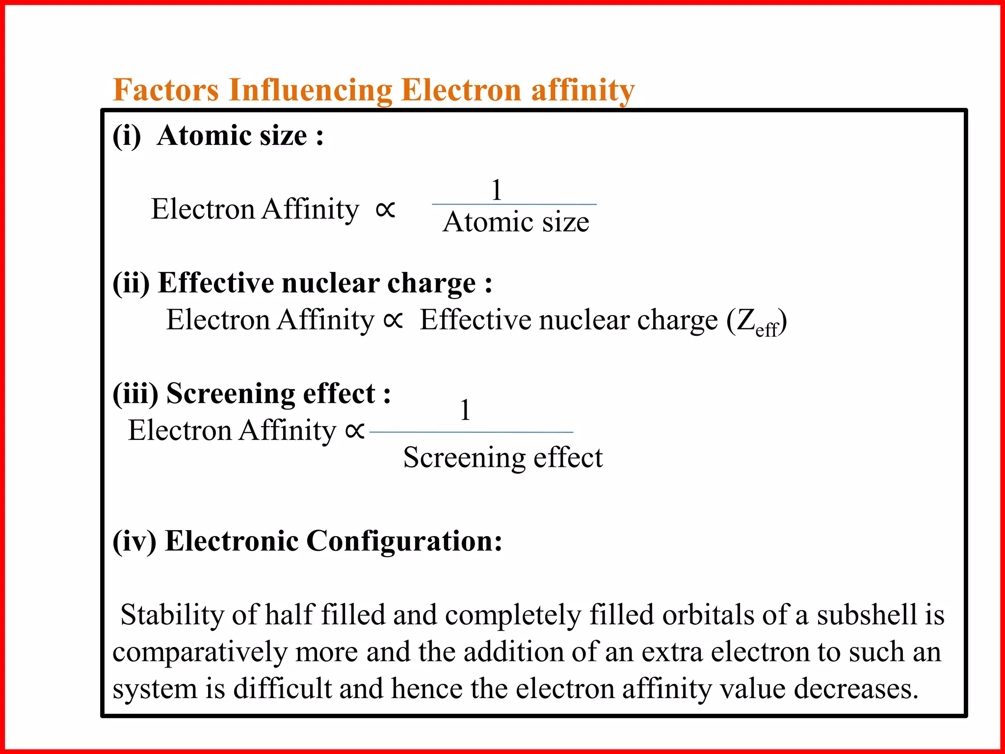 Electron affinity | PDF