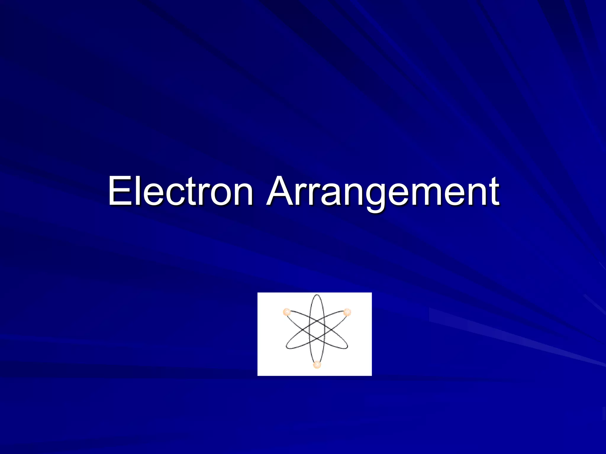 Electron Arrangement | PPTX